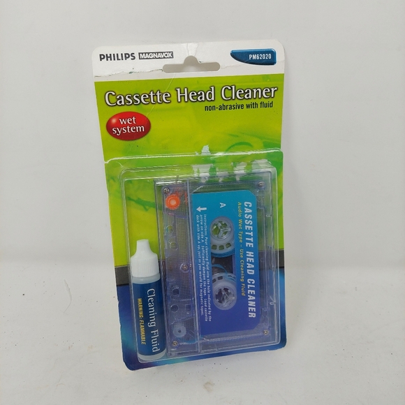 Philips | Media | Philips Magnavox Cassette Head Cleaner Nonabrasive ...